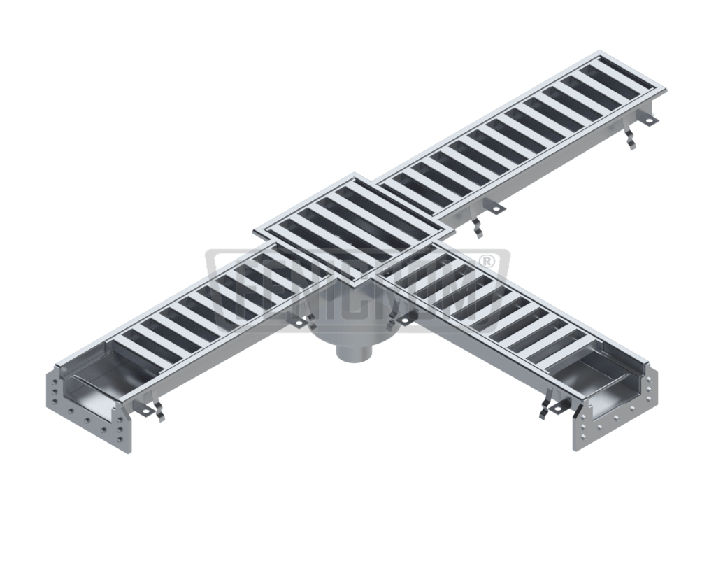 Stainless steel modular drain channel light duty - Fenicrom Stainless ...